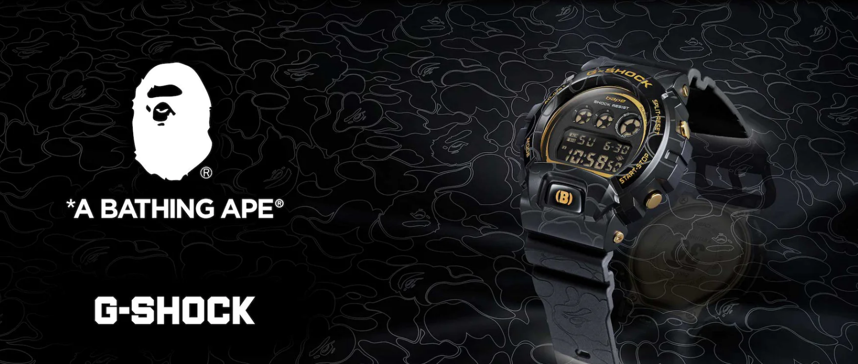 【A BATHING APE X G-SHOCK】GM-6900BAPE、完売。 : great G-SHOCK world