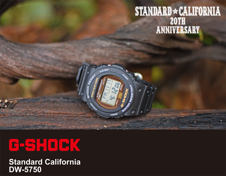 G-SHOCK × Standard California DW-5750.ベースは”スティング G-SHOCK × Standard California DW-5750.ベースは”スティング