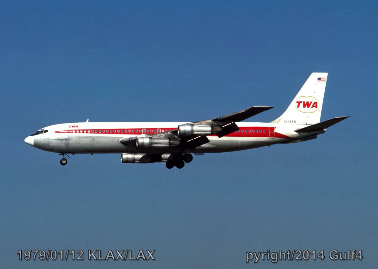 TWAのB707 : ひこうき雲