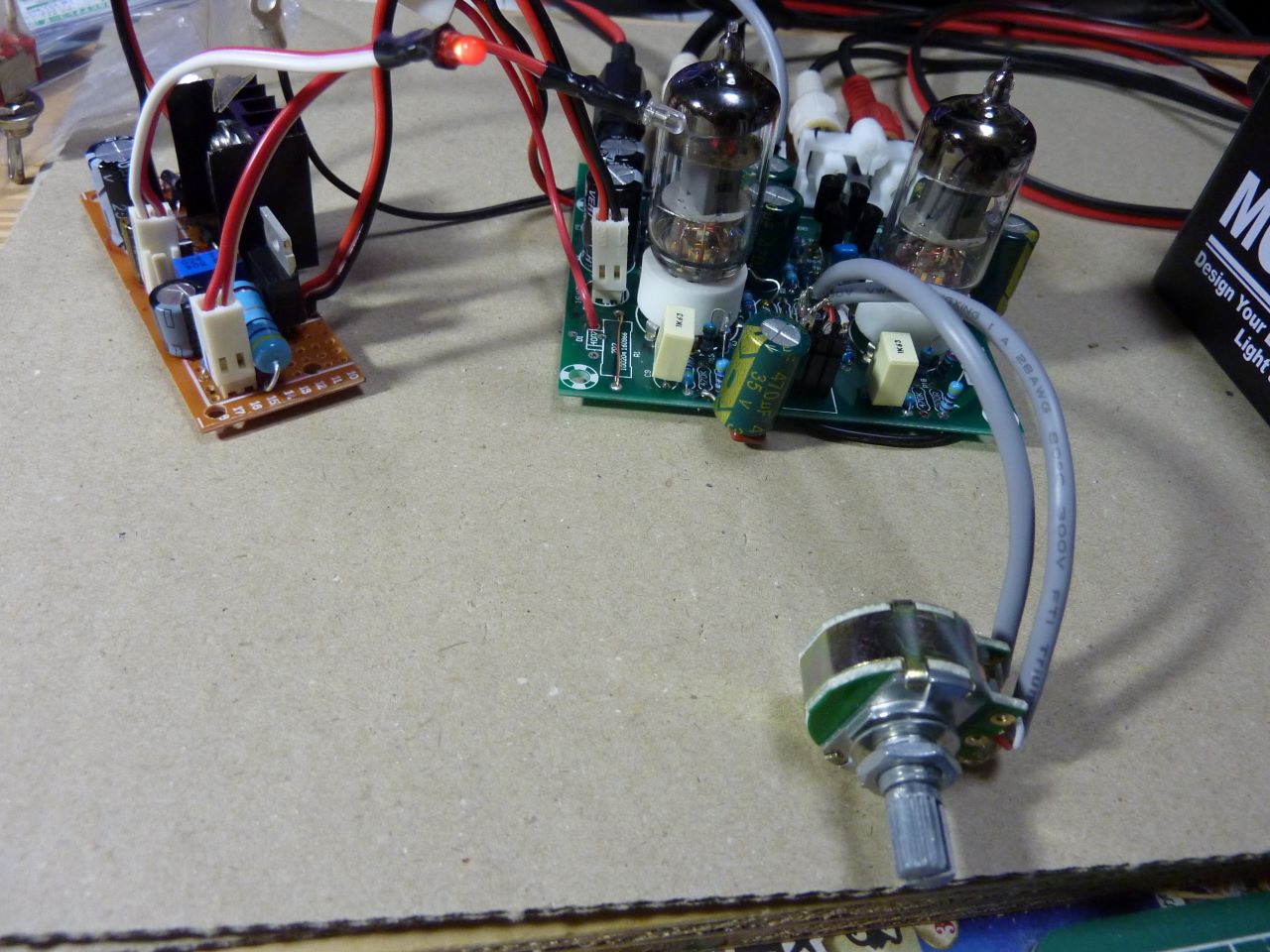 6J1真空管プリアンプ（組み立てなど） : Gullgray's Memo