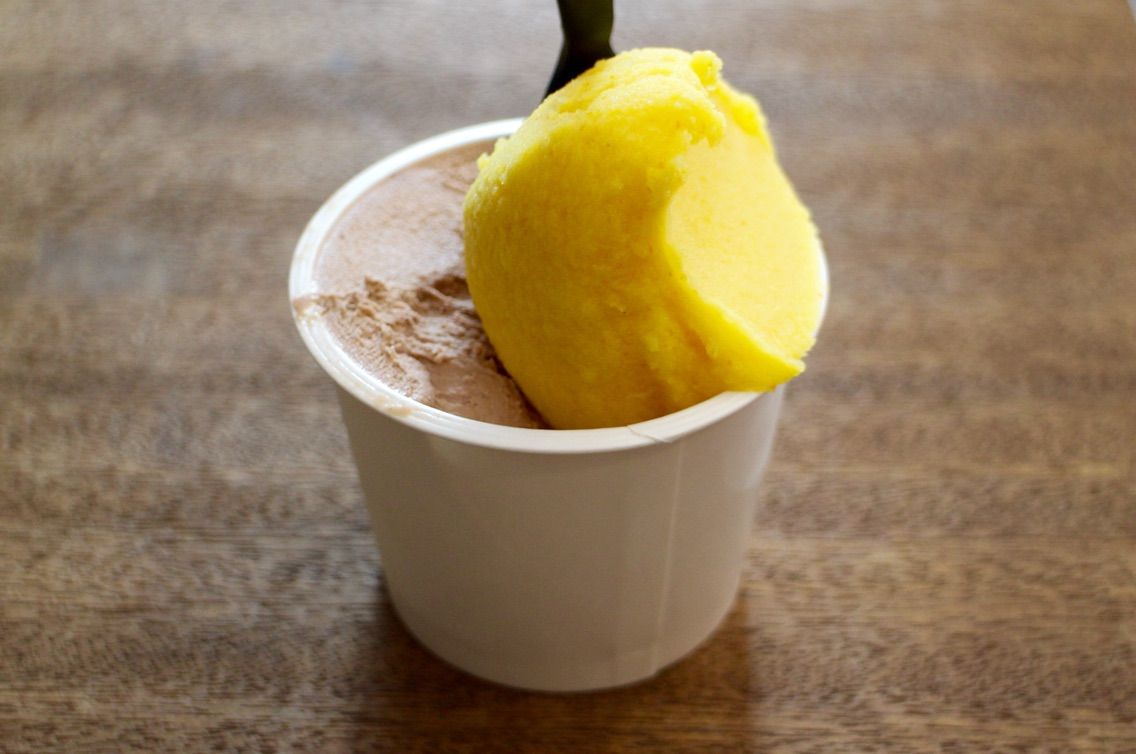 GELATI BRIO@一番町 【#10 ピスタチオ&SAKURA / たんかん&ジャンドゥーヤ】 : 杜の都ぐるまんらいふ。