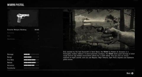 【RDR2】『PC版』限定の新武器「M1899ピストル」プレイ映像が登場！【動画あり】 : RDR2攻略情報局