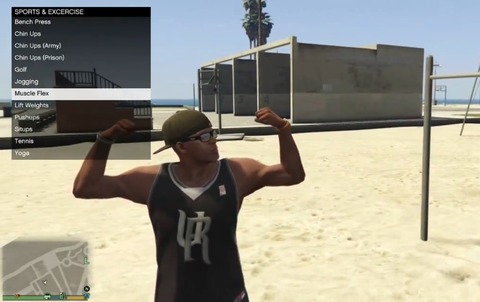 【GTA5】筋トレが出来るMOD遂に登場！【動画あり】 : グランド・セフト・オート5写真大好きブログ！GTA5攻略情報ほか