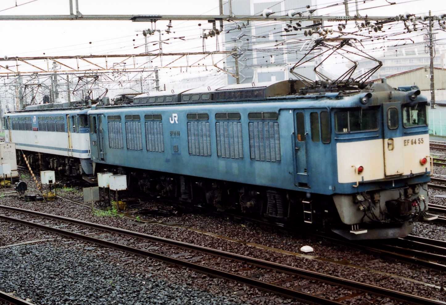 老兵もまだだ健在(EF64 0番台 国鉄色 塩尻機関区篠ノ井派出所 所属 55号機) - 風来狐の鉄道雑記