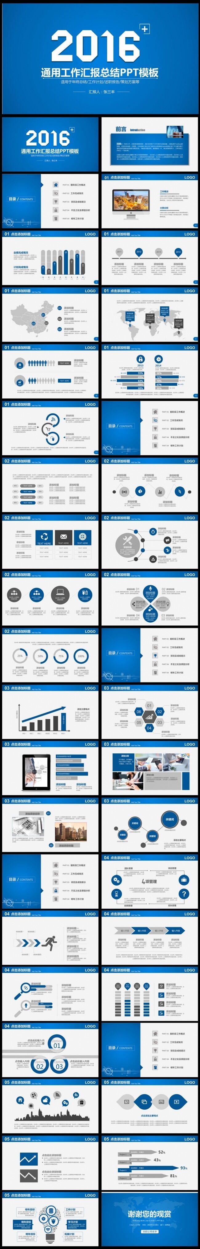 2016年の作業方法にある青色の新鮮な報告していポリスタージャイアントパンダ属イNNスイートミリアンペアLEC PPTテンプレート-PPT : ppt