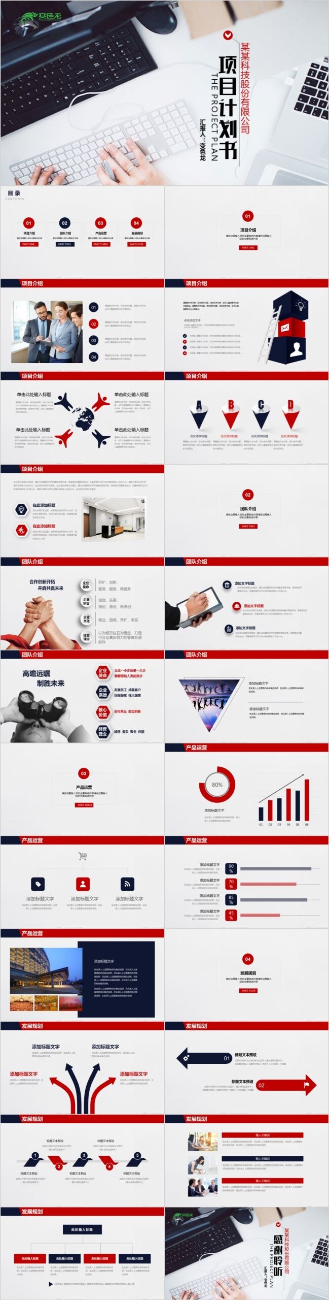 2019事業計画プロジェクト方式持っポリスターPジャイアントパンダ属イNNスイートa4PTテンプレート-PPT : ppt