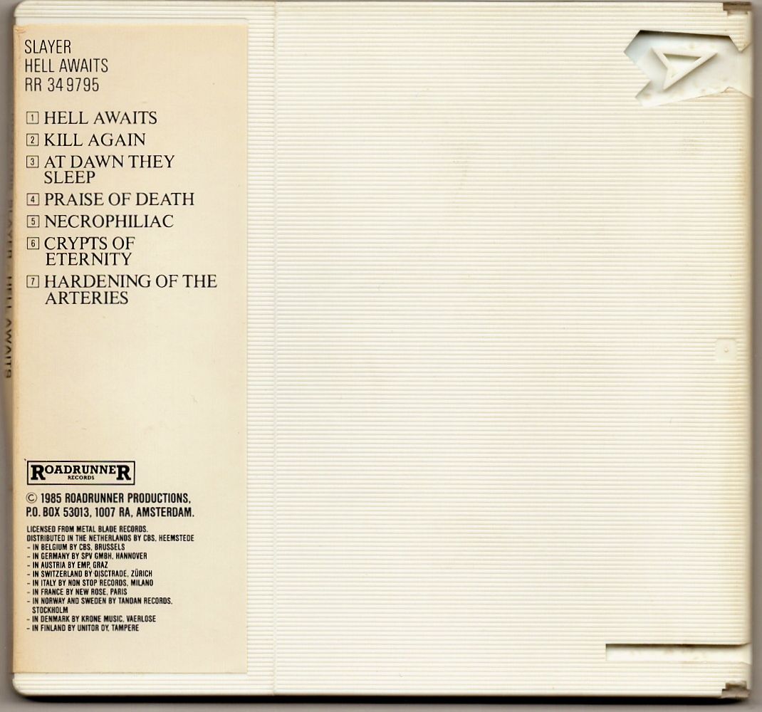 VINTAGE OF HARD ROCK&HEAVY METAL : SLAYER/Hell Awaits(ROADRUNNER ...