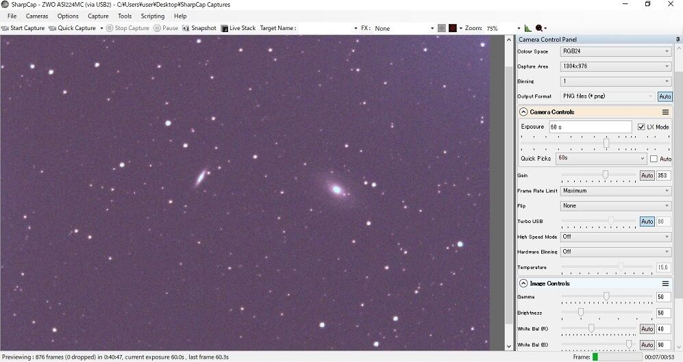 はじめちゃん＠望遠鏡工房 ☆3: SharpCap ガンマ値・テスト検証 etc ☆3