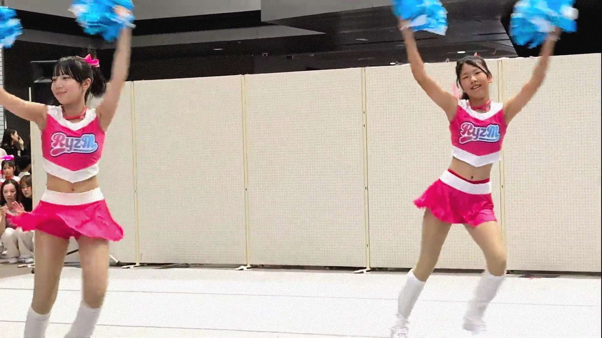 お顔がとってもかわいい中学生のパンティーが見えた！ JSJC処女っ子チアガール軍団 : ちょっとエッチなブログ