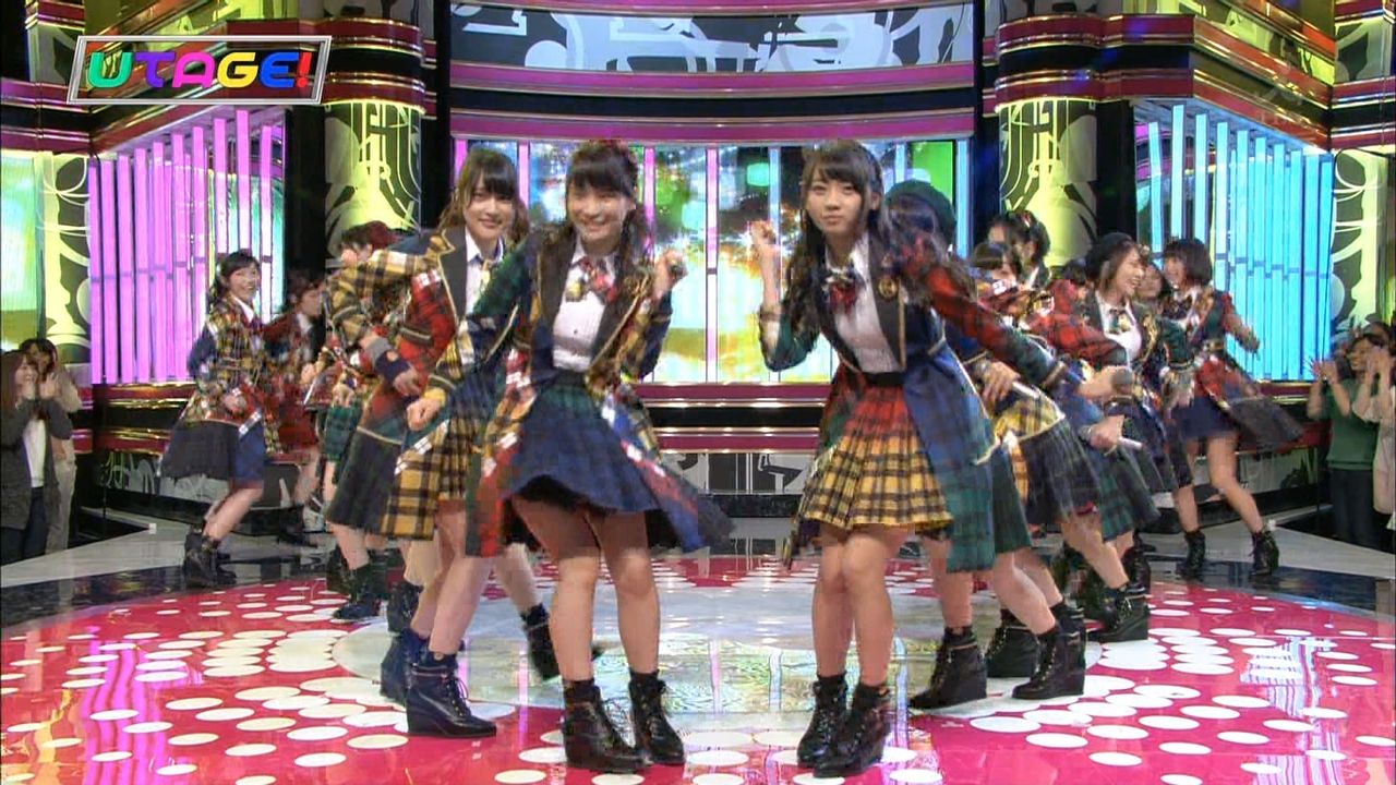 はるっぴ まとめ（兒玉遥） : 【TBS】「UTAGE！」AKB48「希望的リフレイン」披露！【兒玉遥キャプ】