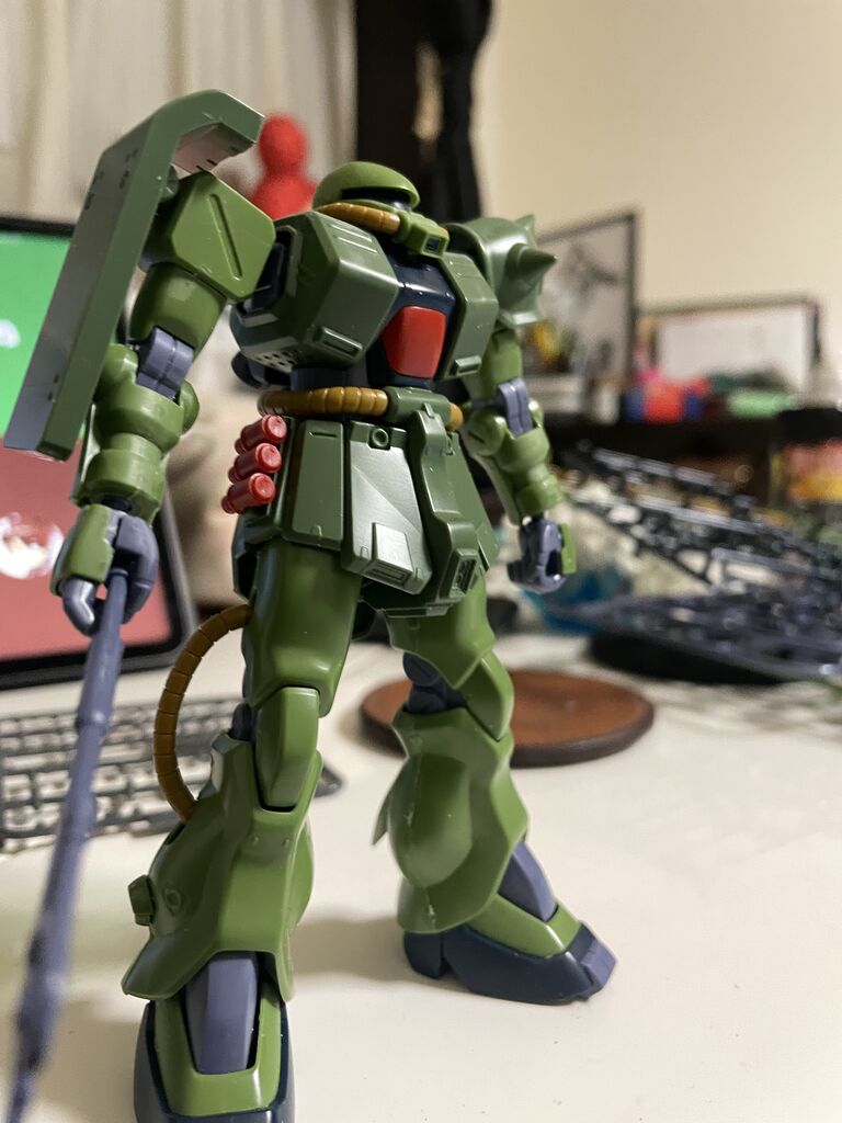 制作】HGUC 1/144 ザクII改 筆塗り黒立ち上げ、全塗装 制作】HGUC 1/144 ザクII改 筆塗り黒立ち上げ、全塗装