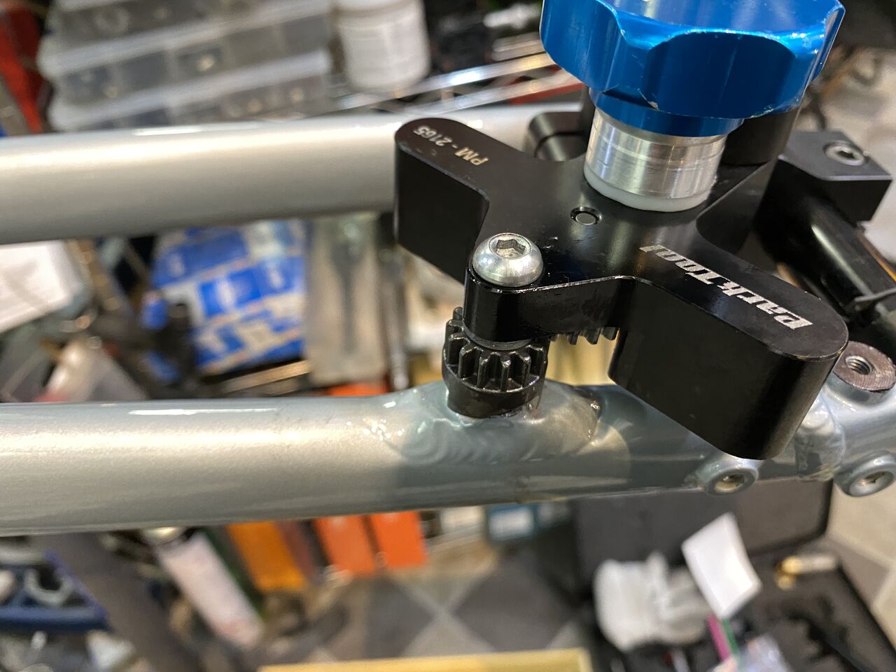 Park Tool の DT-5.2 ディスクマウントフェイシングツールの改造 Park Tool の DT-5.2 ディスクマウントフェイシングツールの改造