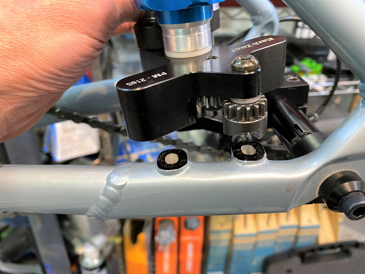 Park Tool の DT-5.2 ディスクマウントフェイシングツールの改造 Park Tool の DT-5.2 ディスクマウントフェイシングツールの改造