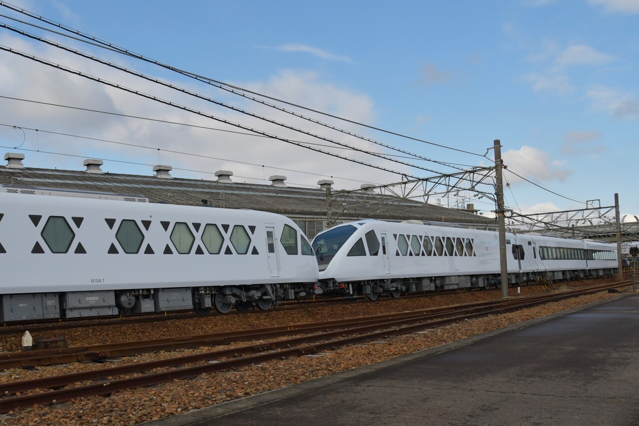 甲種輸送の撮影から - 東武鉄道N100系 (N103F+N104F) : のぞみ係長の鉄道手帳