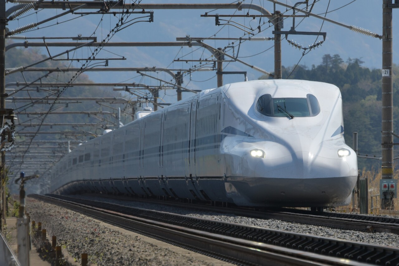 新幹線の撮影から No.667 【 N700S J40編成 試運転④ 】 : のぞみ係長の鉄道手帳