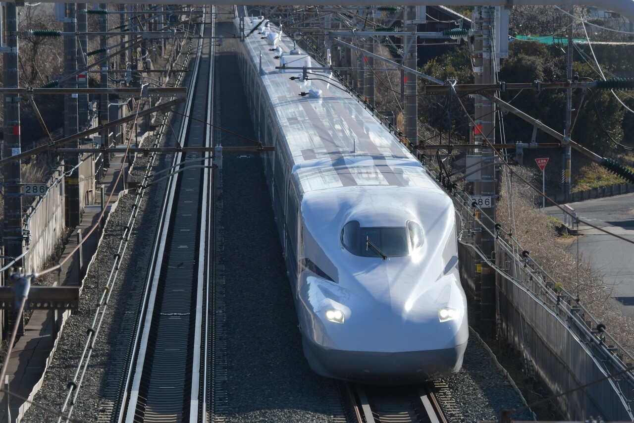 新幹線の撮影から No.651 【 N700S J38編成 試運転④ 】 : のぞみ係長の鉄道手帳