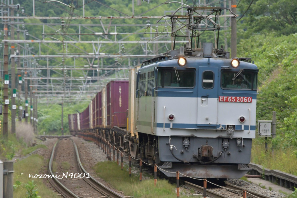 貨物列車の撮影から No.197 【 5087レ EF65-2060号機 】 : のぞみ係長の鉄道手帳