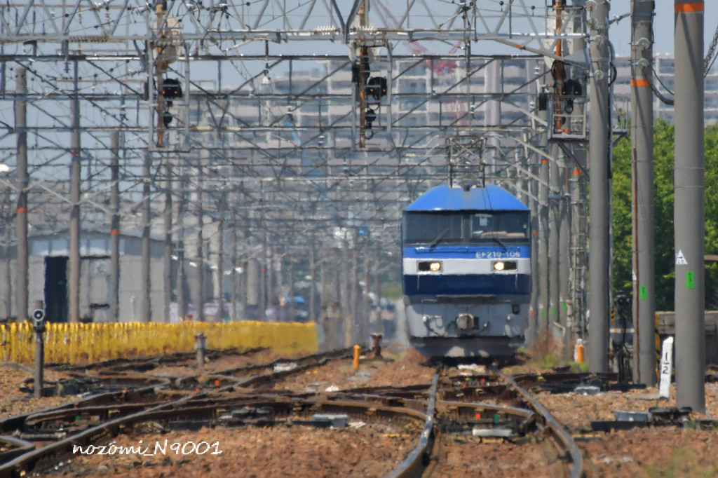 貨物列車の撮影から No.186 【 56レ EF210-106 】 : のぞみ係長の鉄道手帳