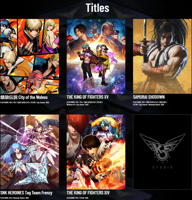 SNKが『KOFスタジオ』の設立を発表！「SNK格闘ゲームIPをさらに進化させる」 : はちま起稿