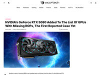 【悲報】新型高額グラボ『RTX 5080』にもROP欠損問題が発覚！性能が劣化した不良品が紛れ込んでいる模様 : はちま起稿