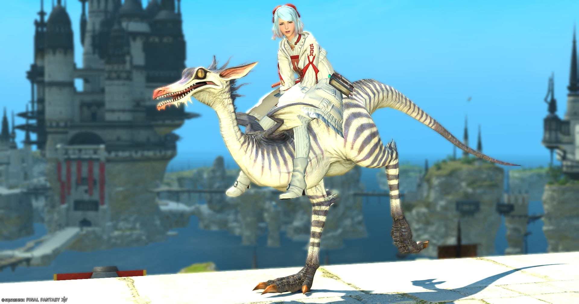 【ディノニクスホルン】ドロップです！ 1500万の高額マウントは売る？それとも使う？ : FF14フリートライアルでも楽しいもん!