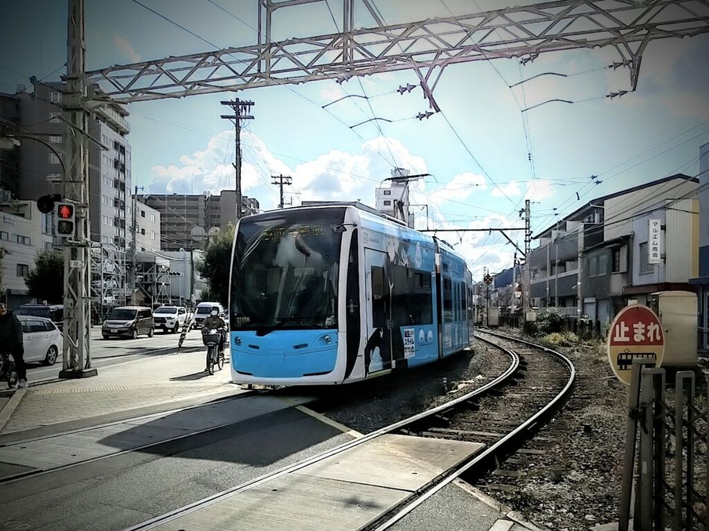あっ！また乗り損ねた＞＜ 阪堺電車1101 : 鉄分ばり3 電車の3DCG部（旧：癒しの鉄道模型