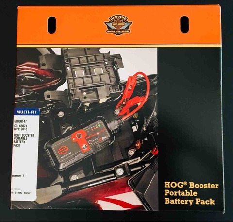 あったら便利！ その13 「H.O.G.ブースター ポータブル バッテリー パック」 : ハーレーダビッドソン沼津のblog