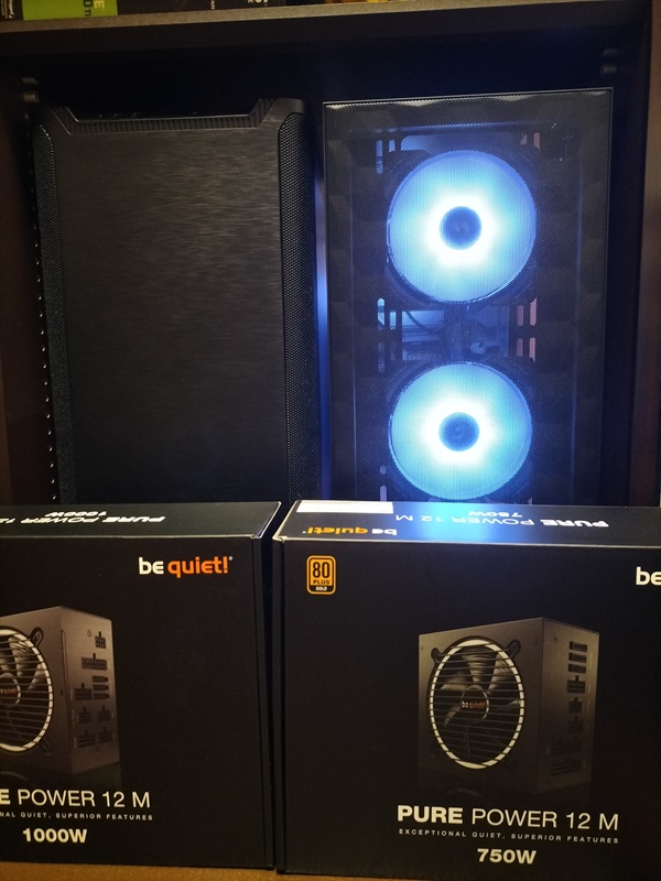 be quiet! の超静音PC電源 PurePower 12M 1000W と 750W (bequiet!） : HD DVDでゴーゴー