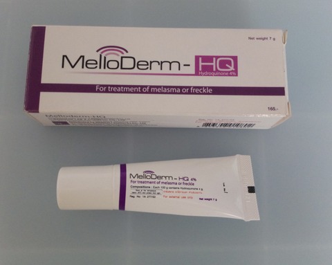 タイのシミ取りクリームを使ってみた！メロダーム編 : 健康生活 In Bangkok