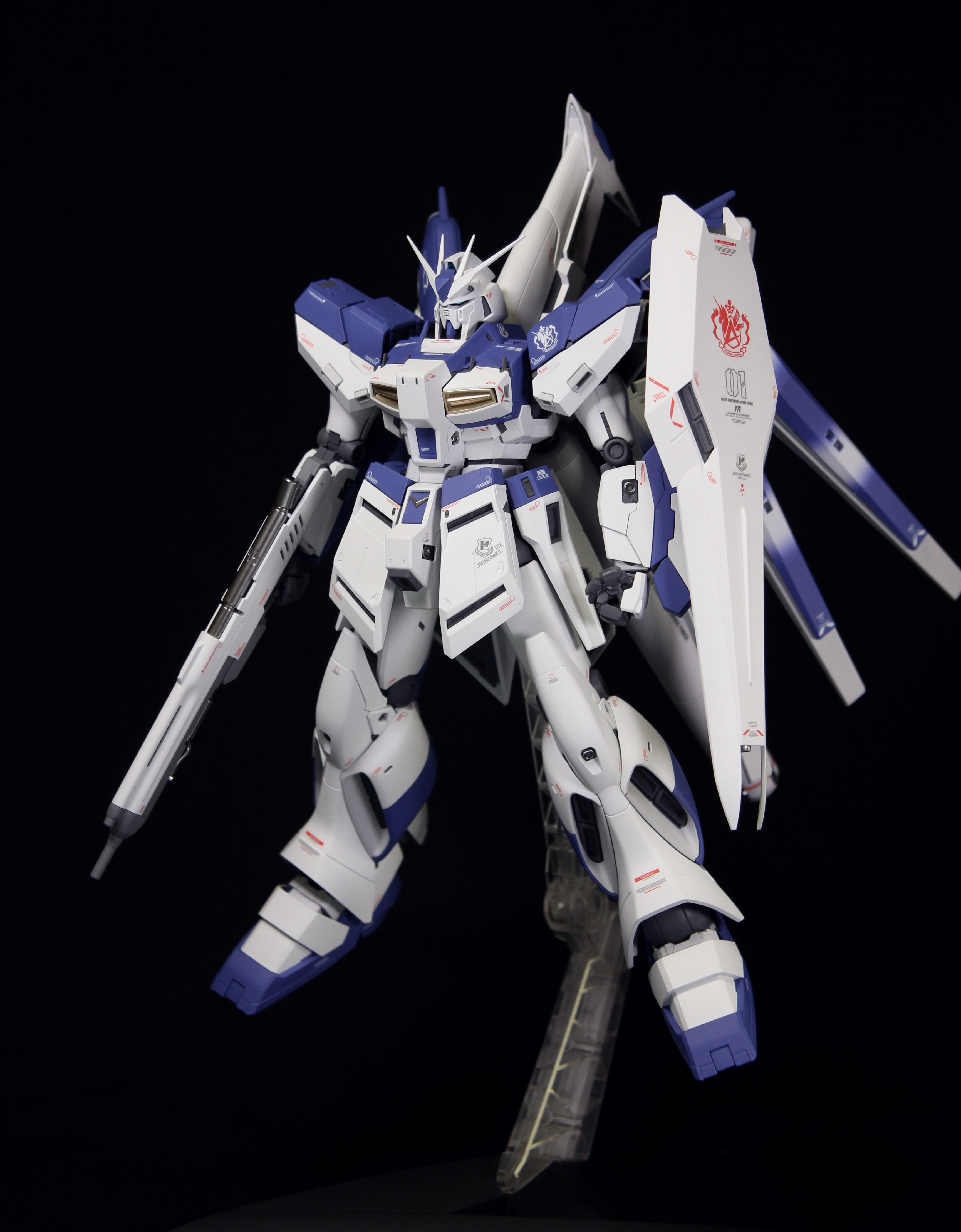 MG Hi-νガンダム HWS拡張セット 全塗装 : Namicomのガンプラ MG Hi-νガンダム HWS拡張セット 全塗装 : Namicomのガンプラ