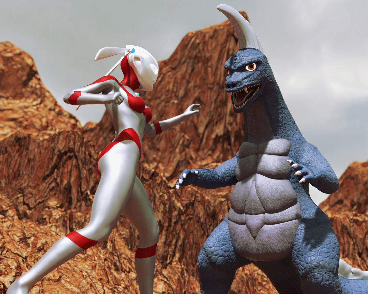 ウルトラガールRAN VS アーストロン : heroineplanet