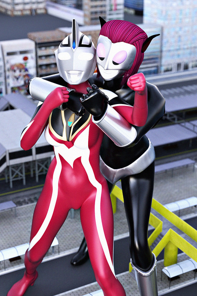 ウルトラルビィ VS マグマガール : heroineplanet