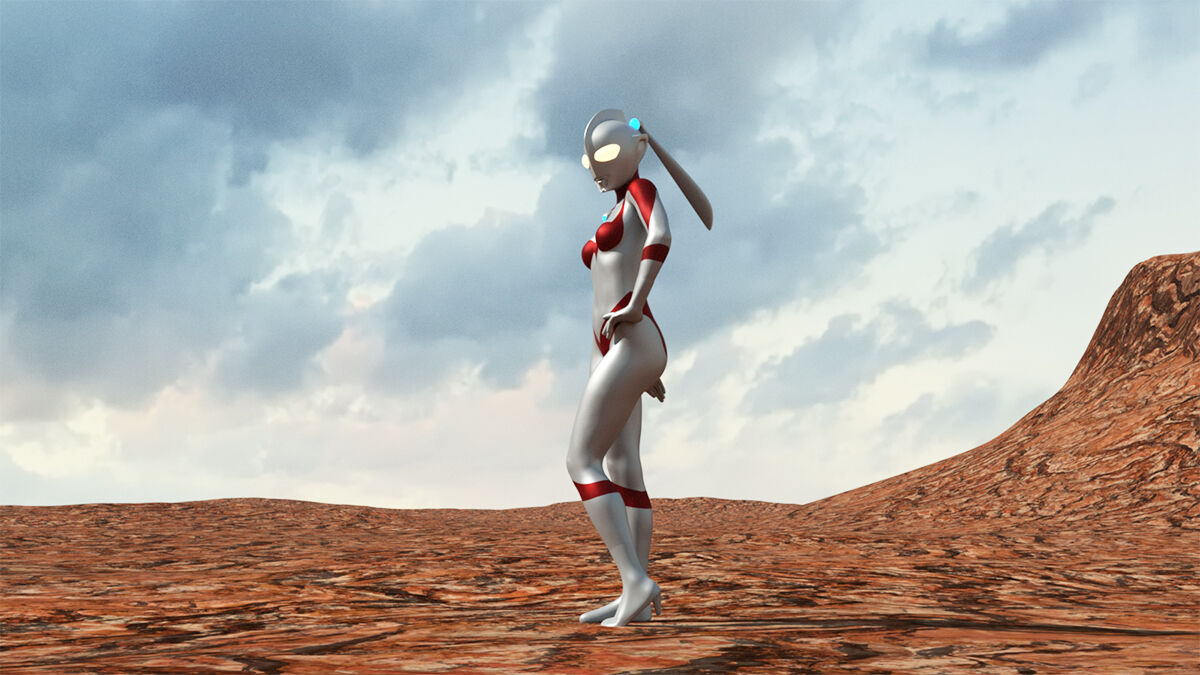 ウルトラガールRAN、大地に立つ : heroineplanet