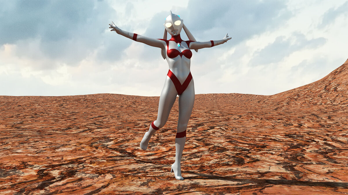 ウルトラガールRAN、大地に立つ : heroineplanet