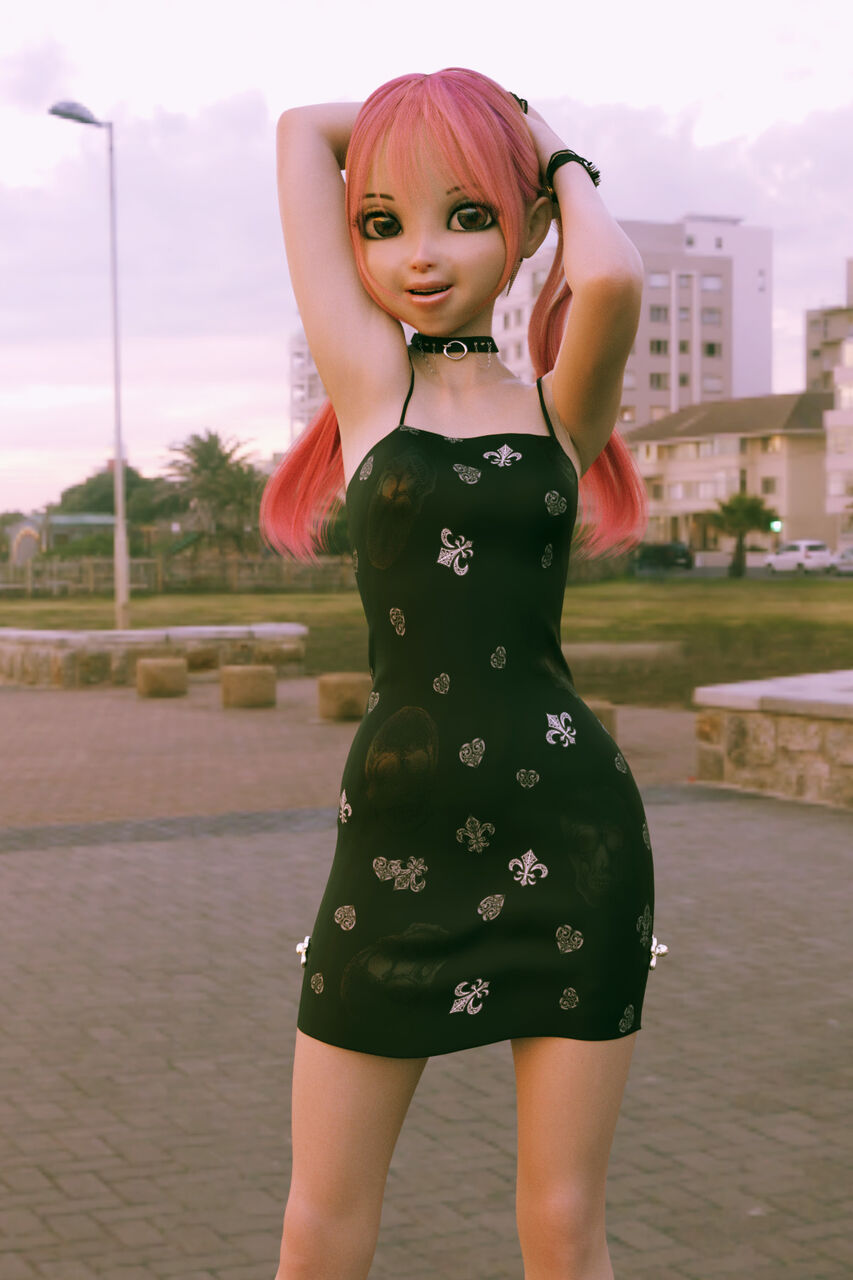 夕涼みの珠音さん : heroineplanet