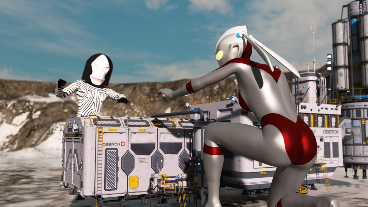 ウルトラガールRAN VS ダダ : heroineplanet