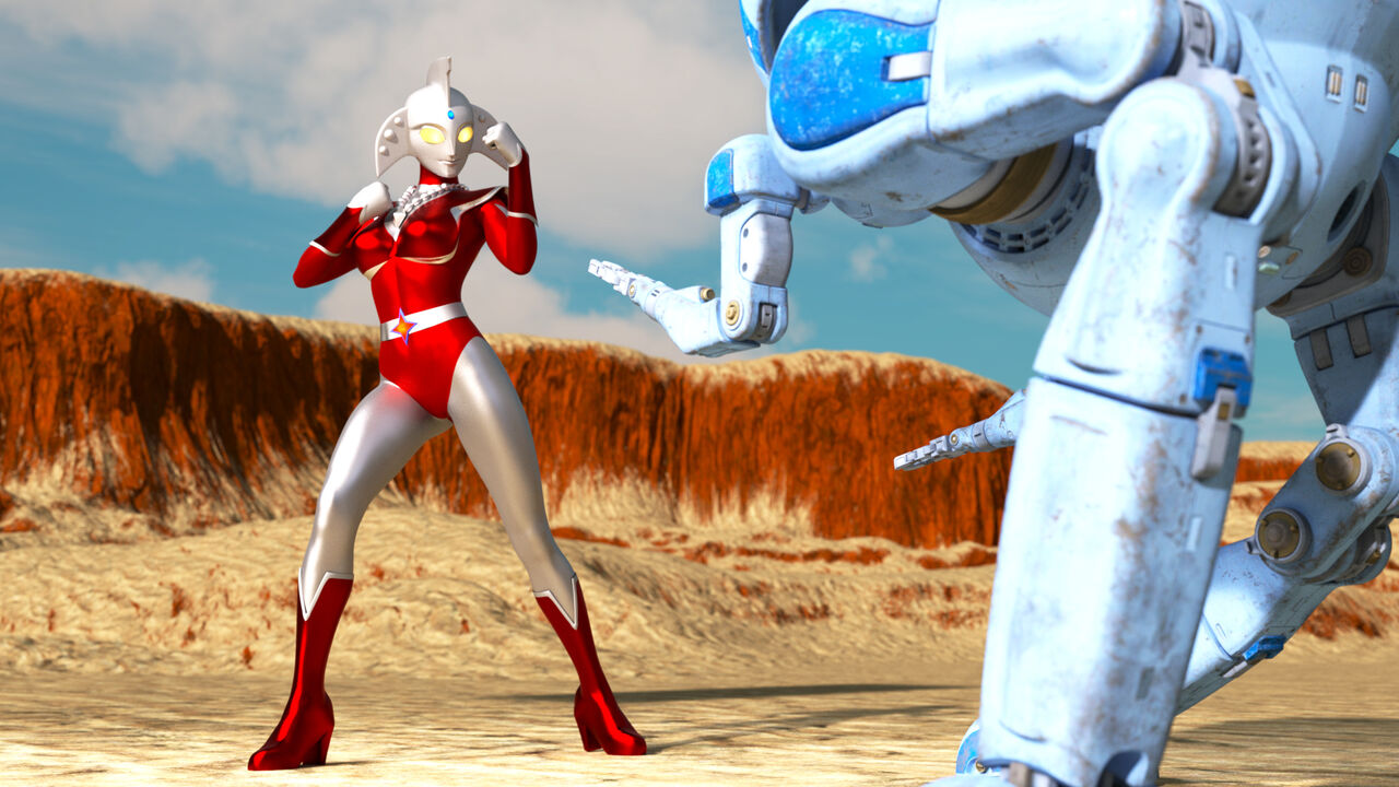 ウルトラウーマンベス VS ロボ兵器 : heroineplanet