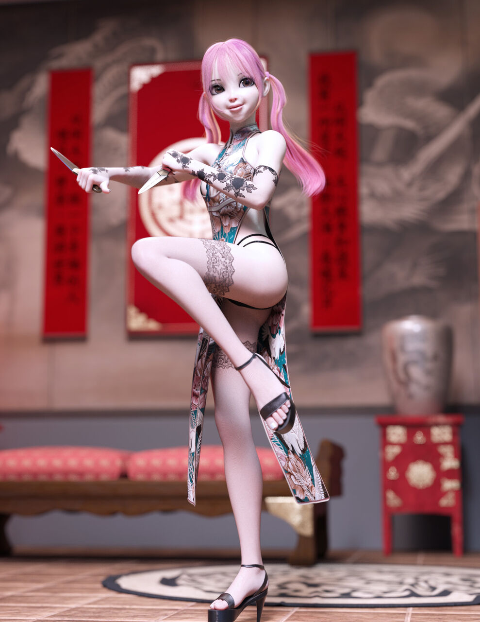 チャイナアサシンな珠音さん : heroineplanet