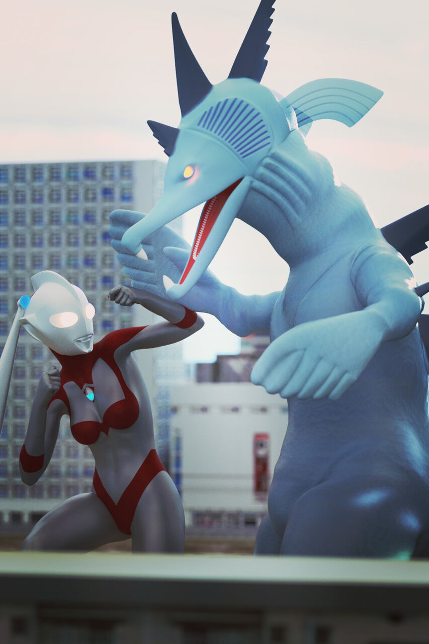 ウルトラガールRAN VS ムルチ : heroineplanet