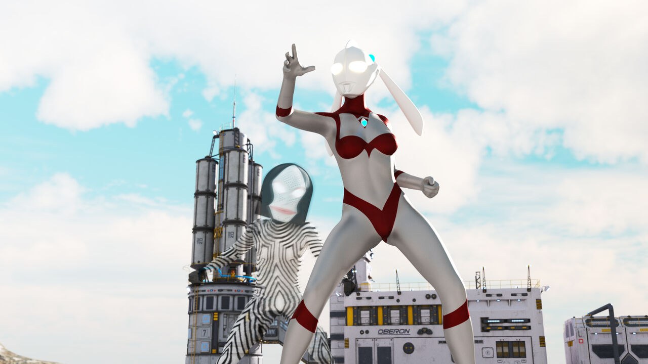 ウルトラガールRAN VS ダダ その3 : heroineplanet