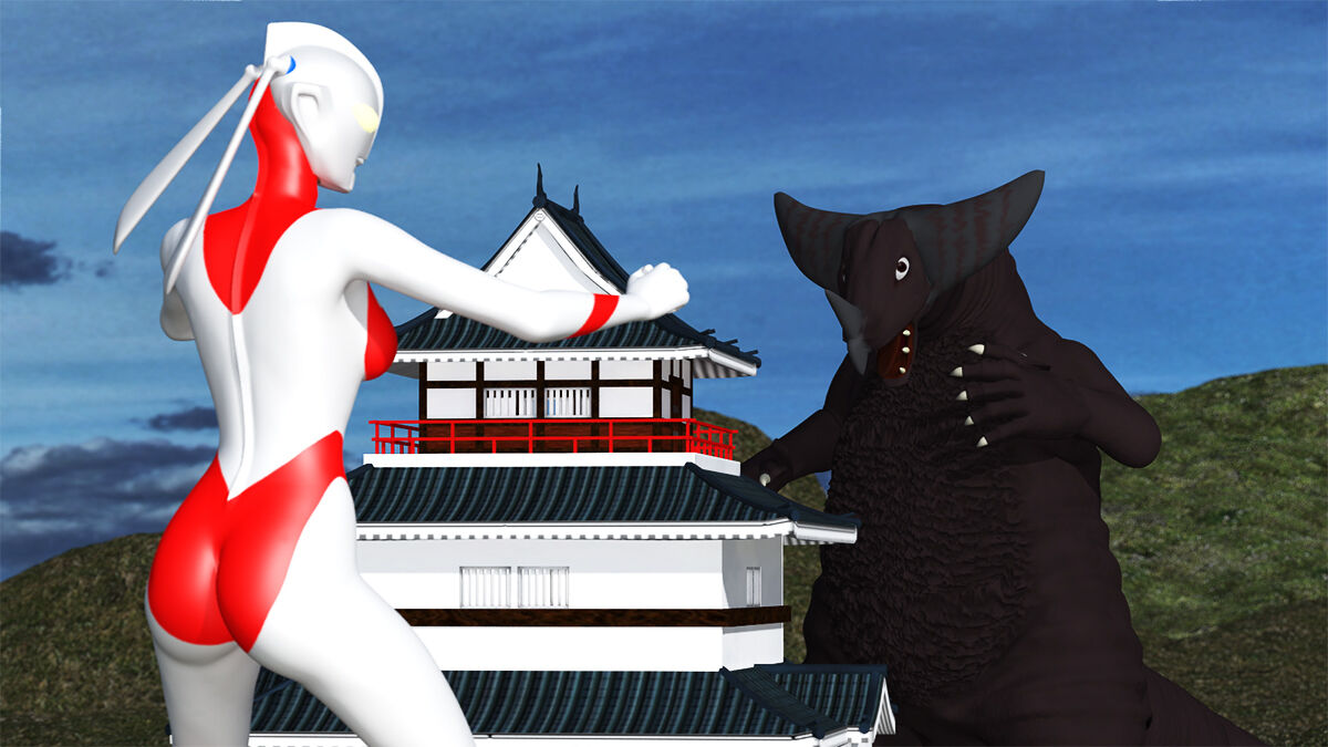 ウルトラガールRAN VS ゴモラ : heroineplanet