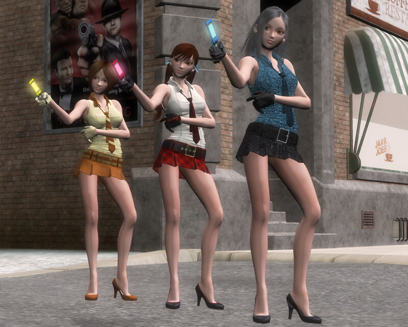 3人の戦士たち : heroineplanet