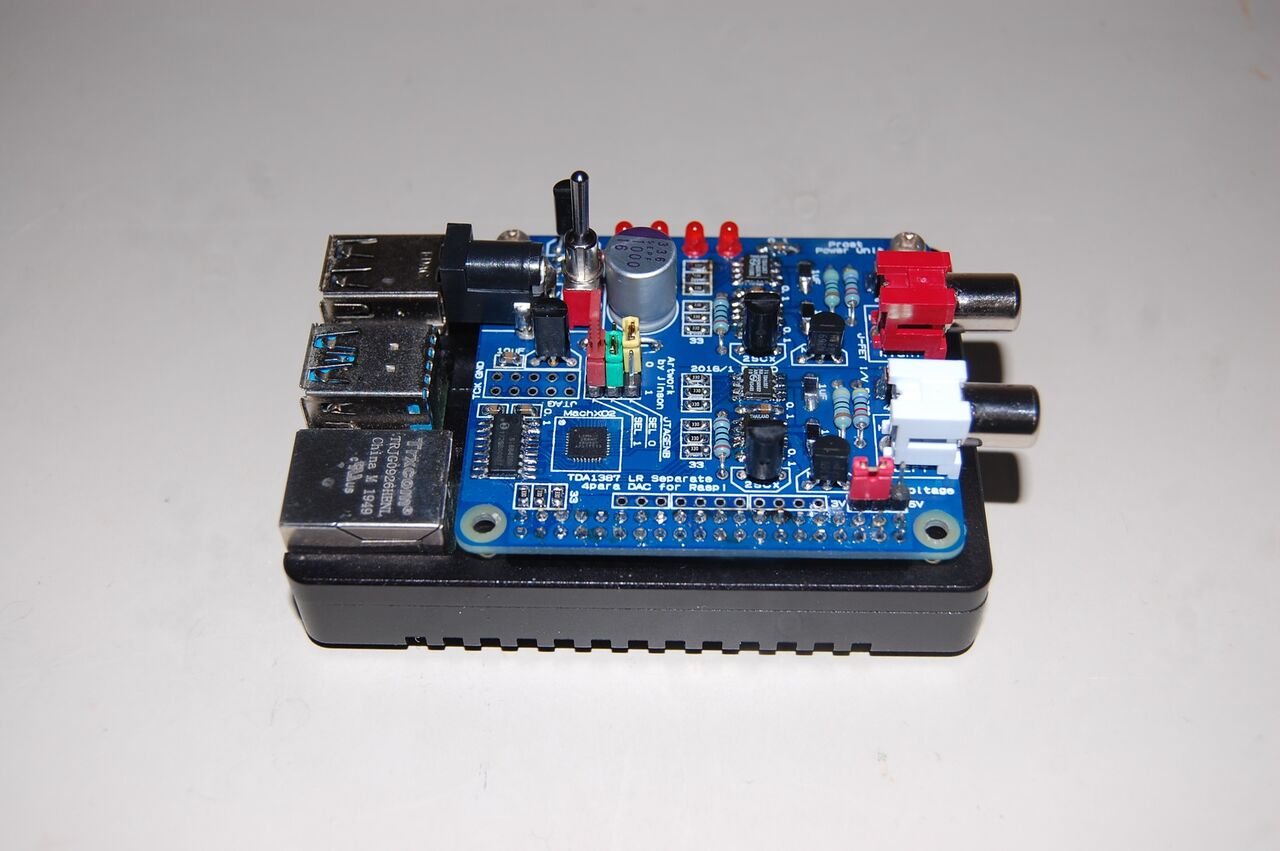 TDA1387 LR分離 シフトパラDAC for Raspberry pi 完成！ : 徒然オーディオ
