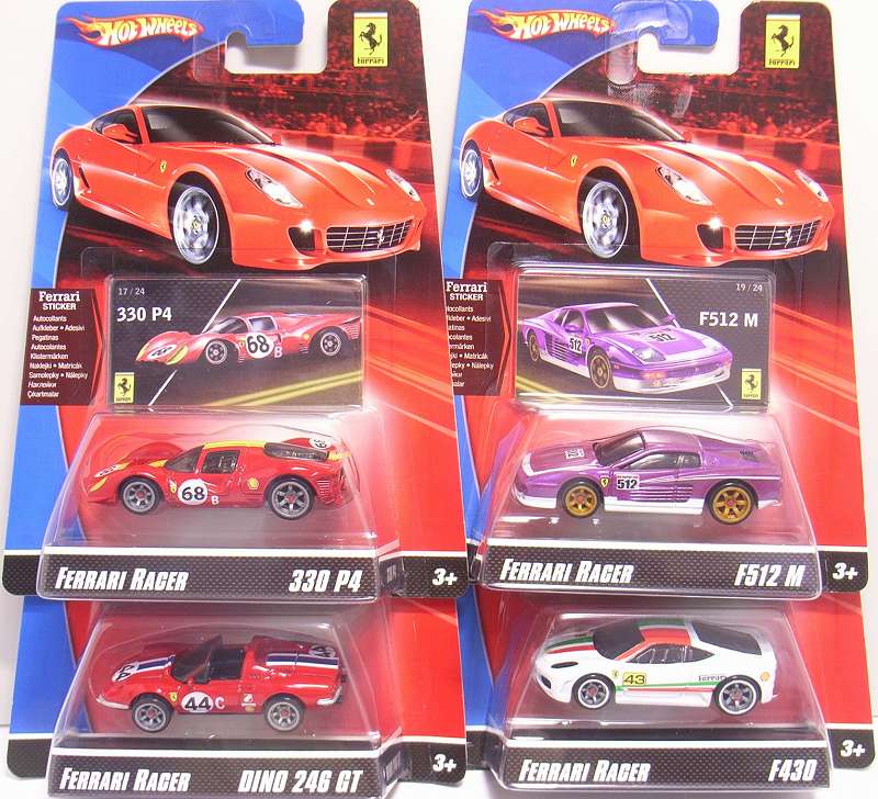ホットウィール FERRARI RACER/フェラーリレーサー Cアソ : [限 ホットウィール FERRARI RACER/フェラーリレーサー Cアソ : [限