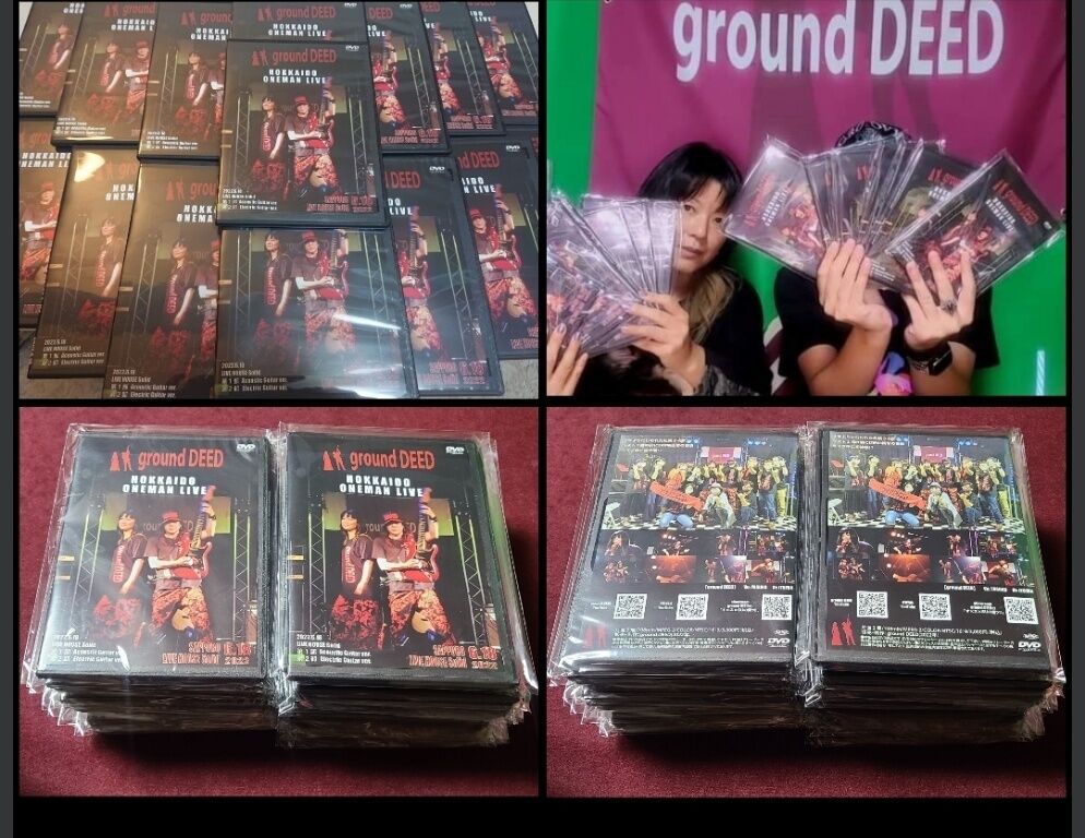 ground DEED LIVE DVD 発売開始! : ROOM Hidex