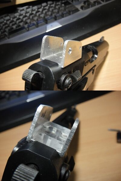 MGS3 Mk22 リアサイトを作る : スネークのblog