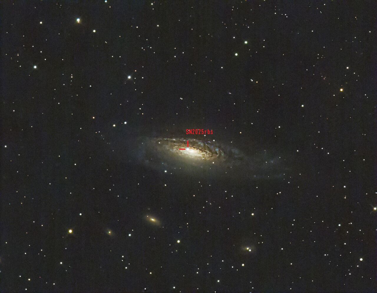 NGC7331で発見された超新星SN2025rbs : himadawaが作ったキャンピングカーで美しい星空を求めて