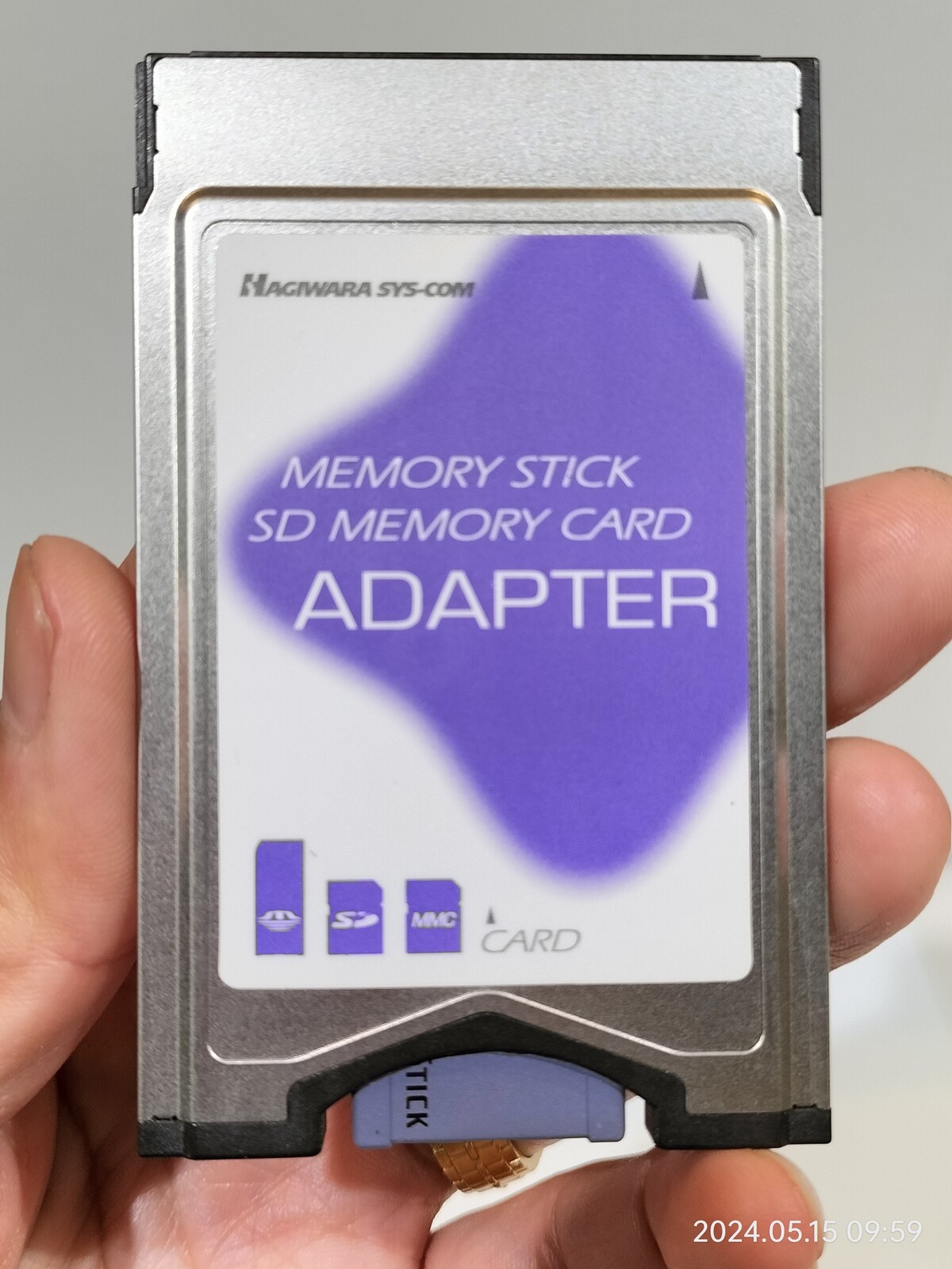 2003/平成15/HAGIWARA SYS-COM/HPC-MSD01/Type2/MEMORY STICK SD CARD ADAPTER ...