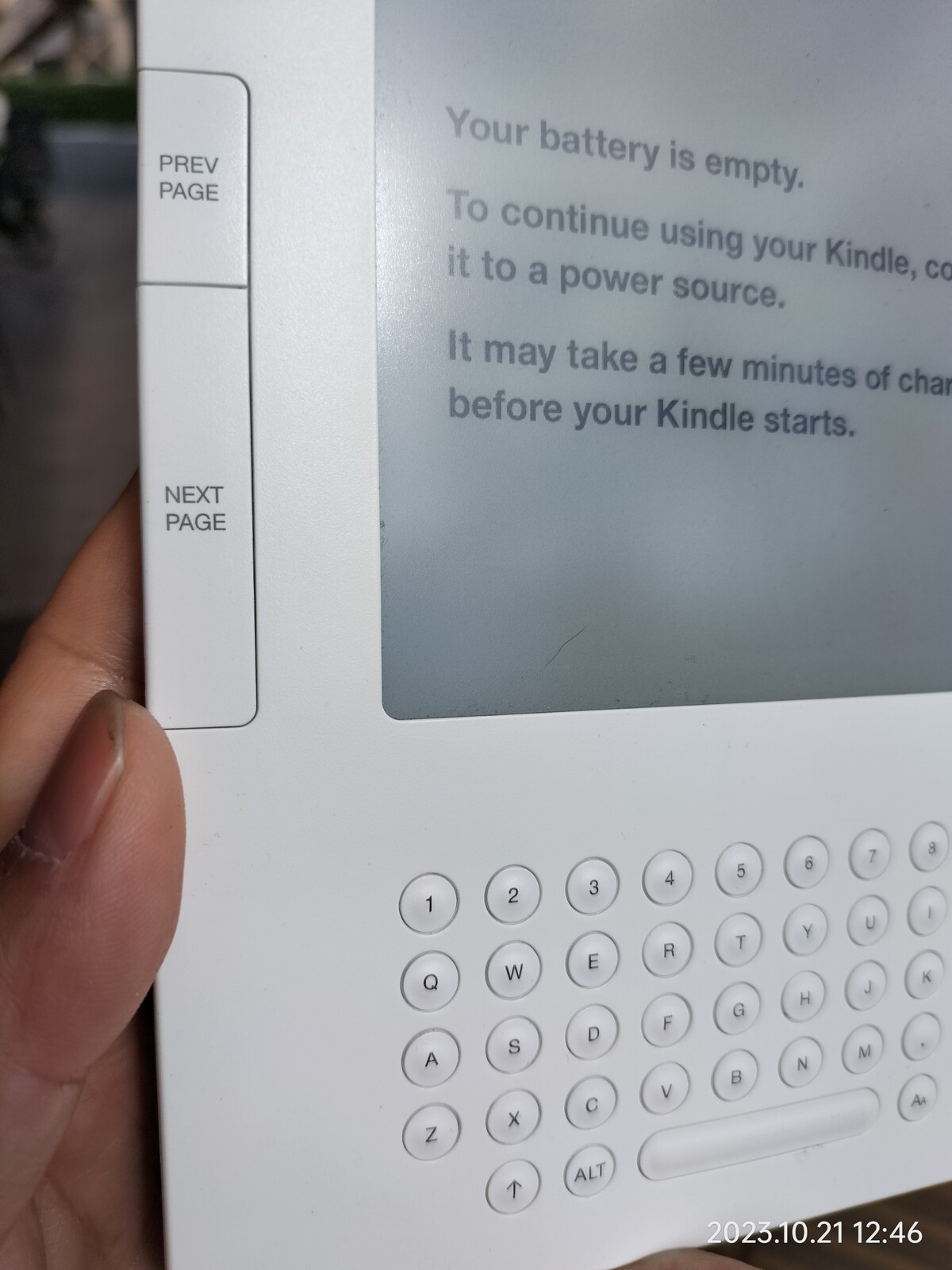 2009/平成21/Amazon/Kindle2/2GB/5-way controller/Kindle OS 2.5.8/E モノクロ16 ...