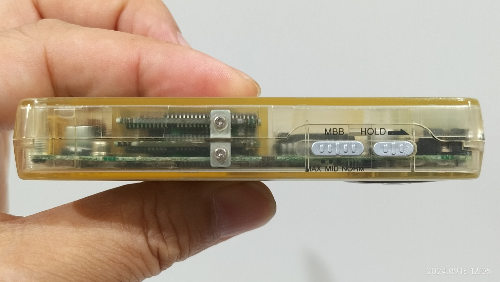 1998/平成10/SaeHan/mpman/MP-F10/DIGITAL STREO PLAYER/世界初のmp3プレーヤー/スケルトン ...